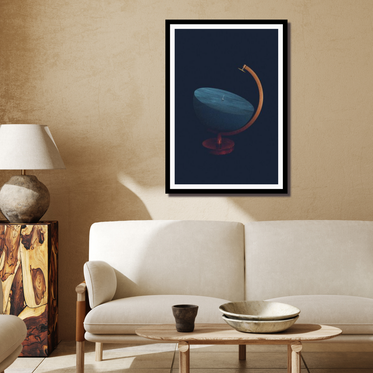 Semi-round Earth Wall Art – Drawdeck